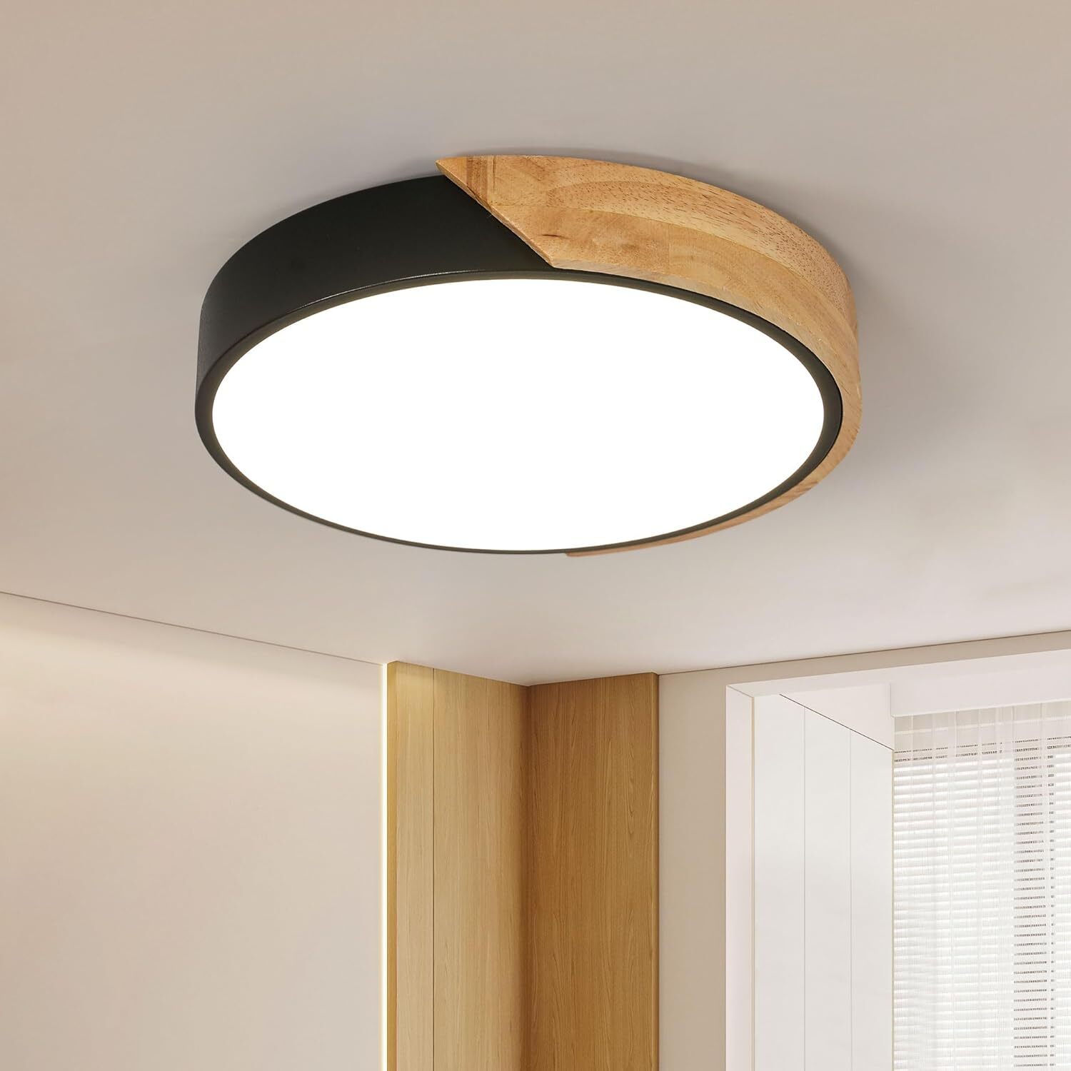 COMELY Plafonnier LED,30W Plafonniers LED Modernes Ronds en , 3000K ...