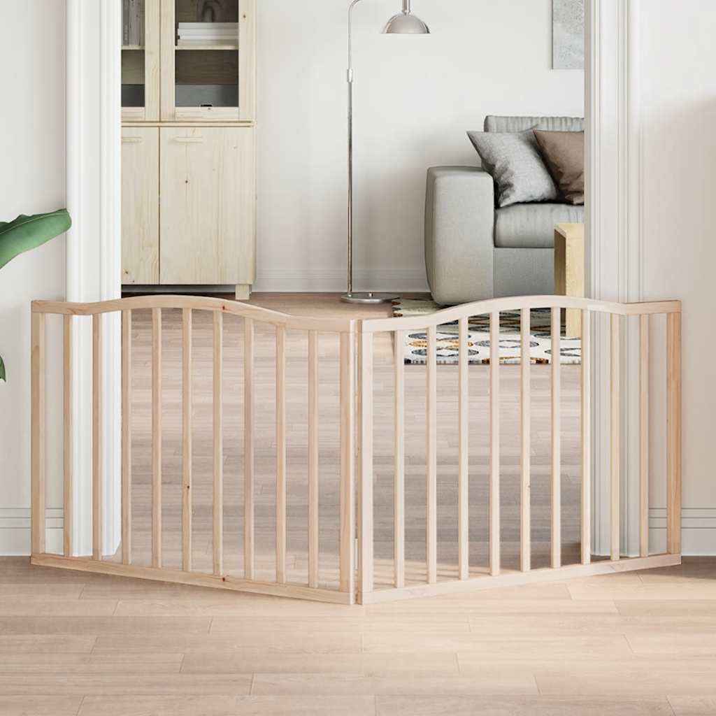 Barrière pour chien pliable 2 panneaux 160 cm bois de peuplier | Leroy ...