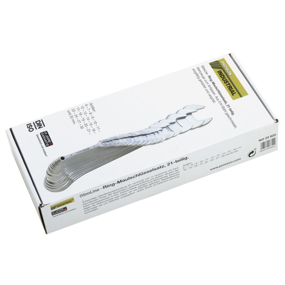 Proxxon Set de clés mixtes, 21 pièces, 6-32 mm | Leroy Merlin