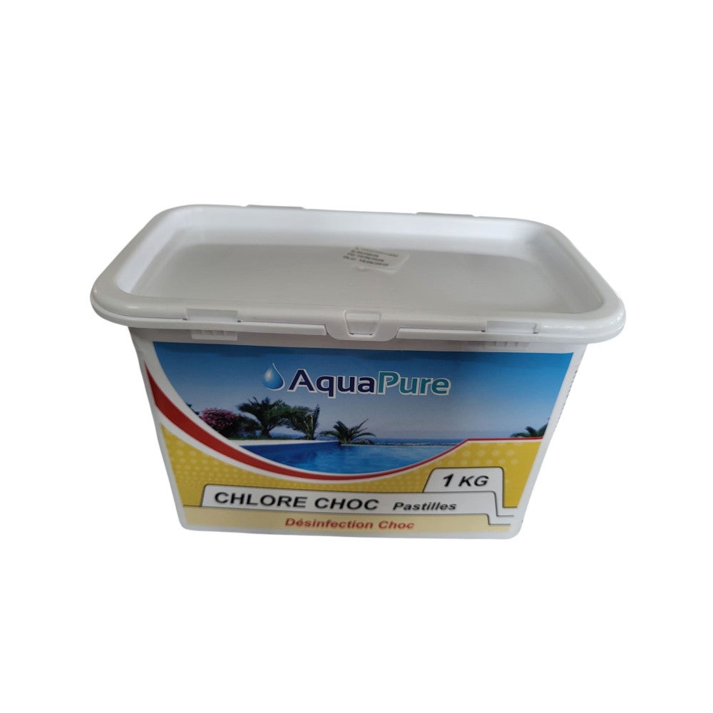 Pastilles chlore choc - 1 kg pastilles | Leroy Merlin