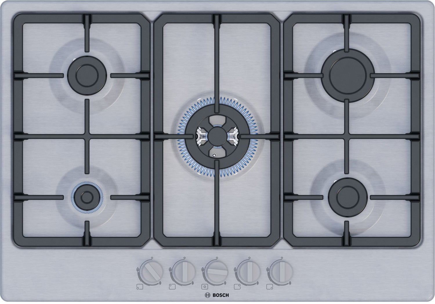 Bosch Serie 4 PGQ7B5K90 hobs Acero inoxidable Integrado 75 cm Encimera ...
