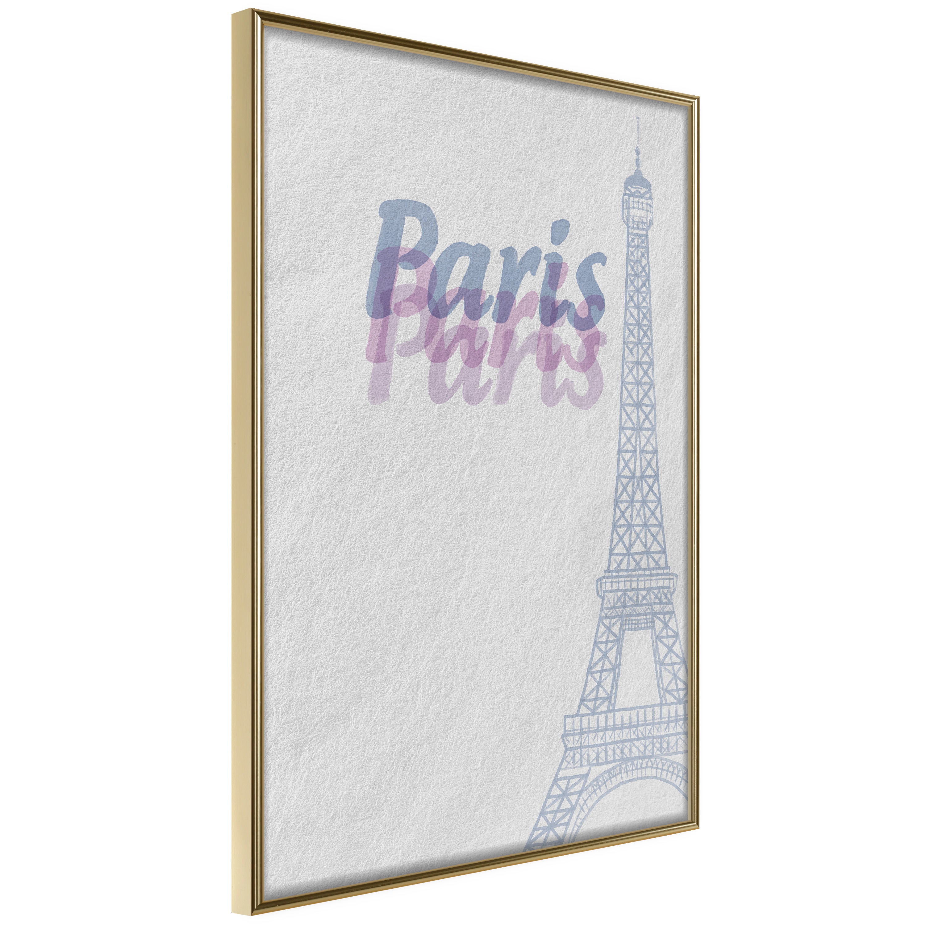 Poster et affiche - Pastel Paris - 40x60 | Leroy Merlin