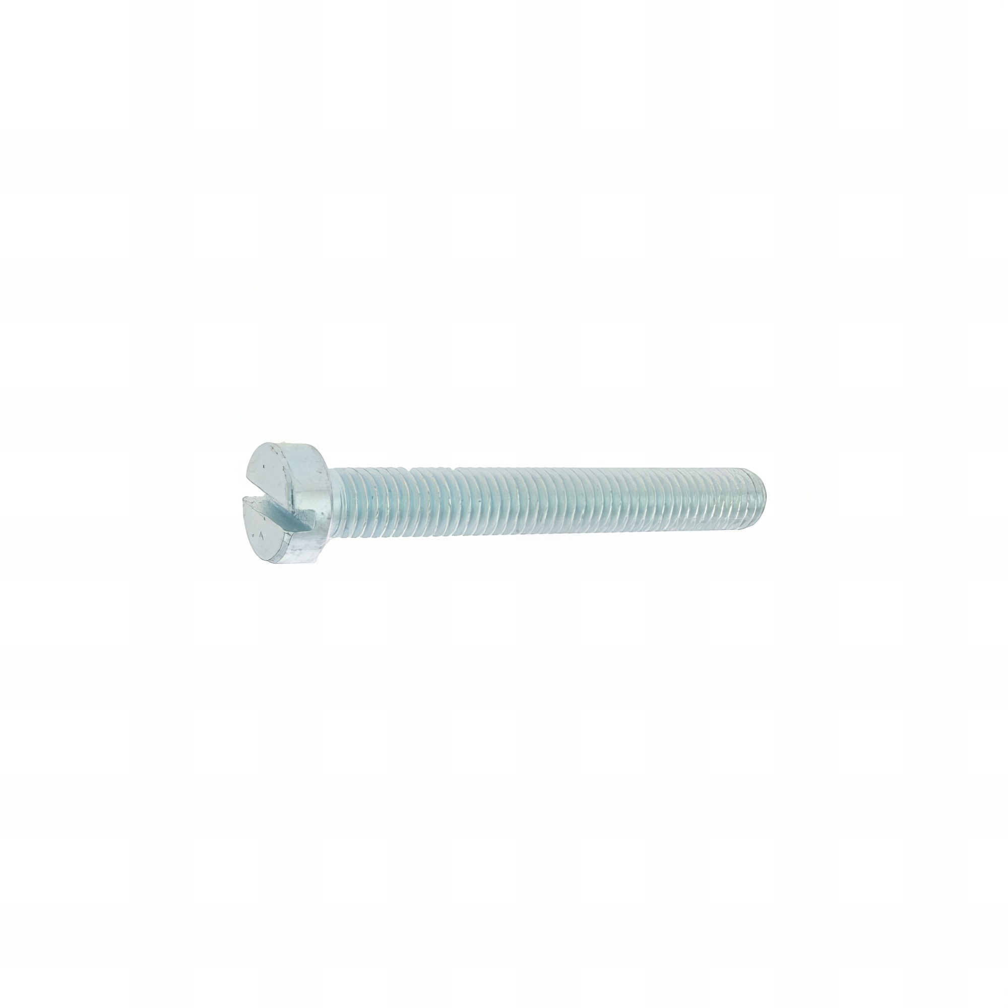 200 vis métaux tête cylindrique fendue acier zingués blanc DIN84 4.0x 70 mm | Leroy Merlin