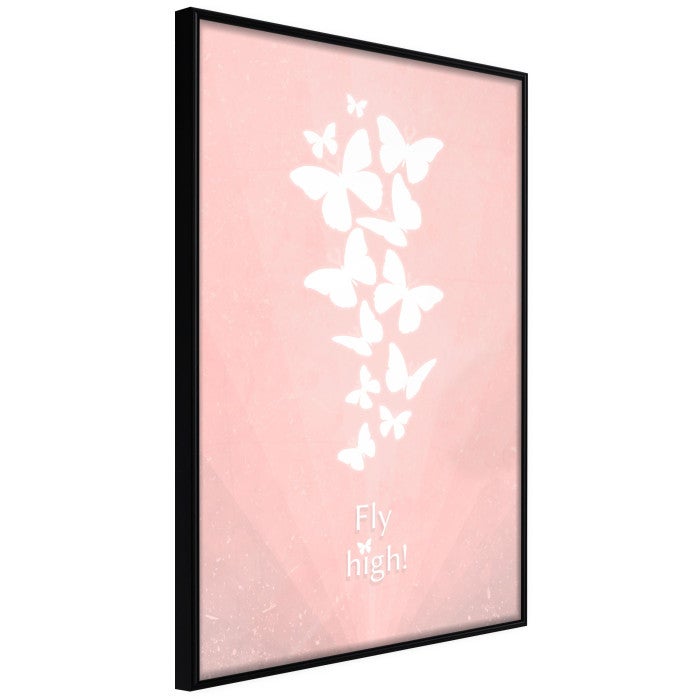 Affiche Murale Encadrée "Butterfly Dream" 20 x 30 cm Noir | Leroy Merlin