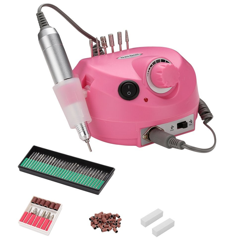 Ponceuse à Ongle Electrique,Professionnelle Manucure Pédicure Machine ...