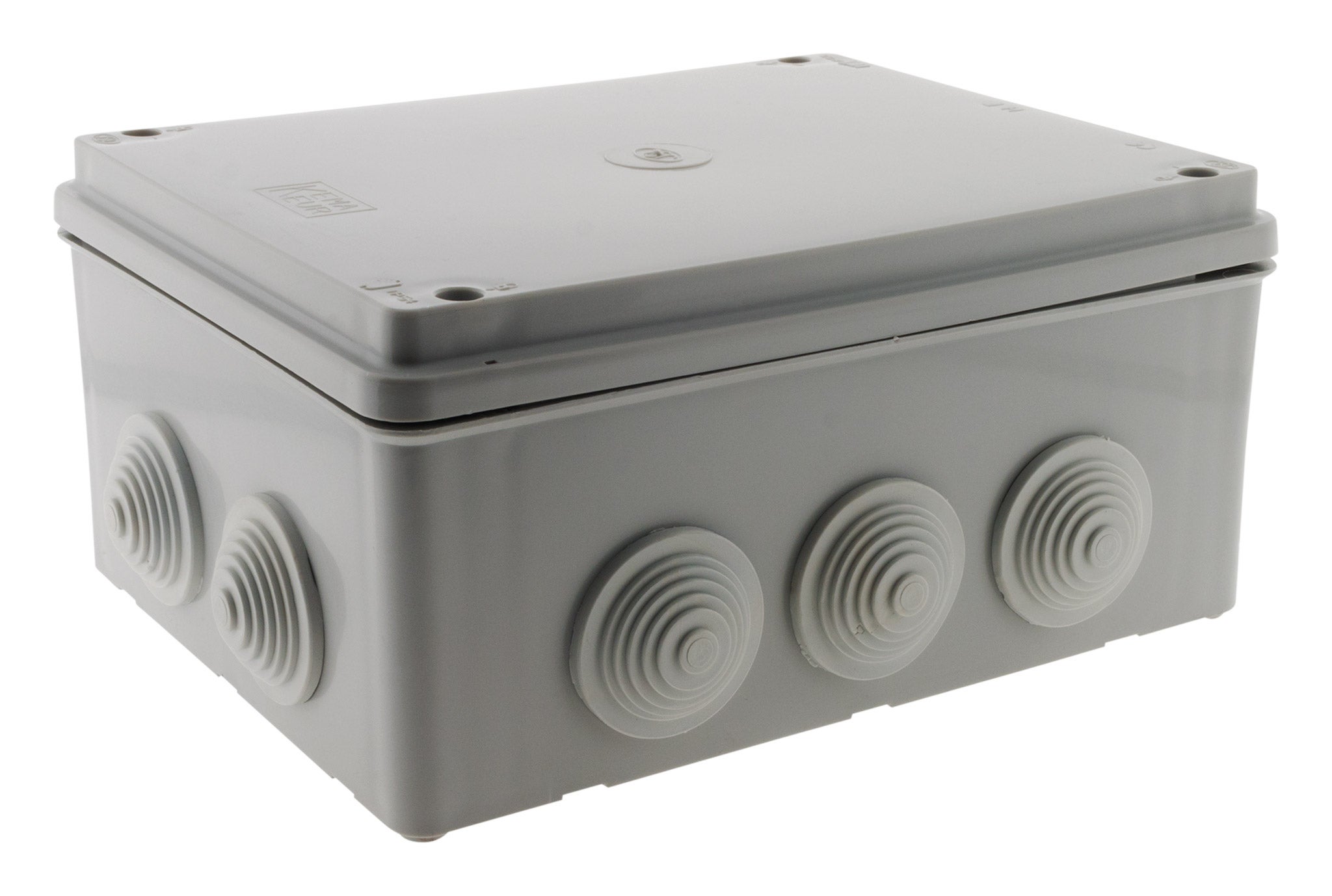 Boîte dérivation IP54 à visser 1/4 de tour 220 x 170 x 105mm - Gris ...