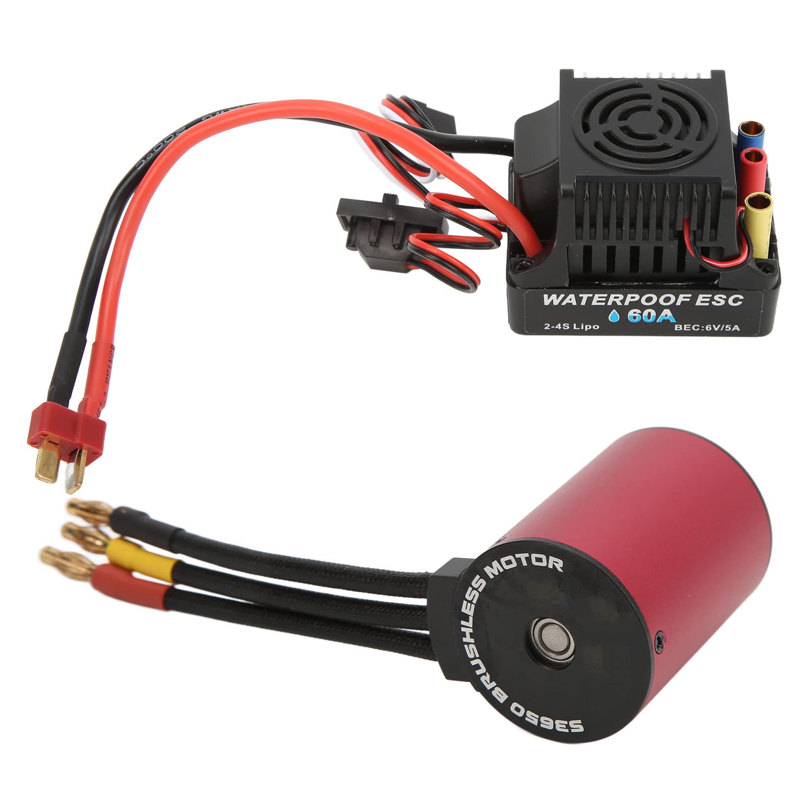 Moteur sans balais S3650 3100V à couple élevé et Kit ESC pour voiture 1 ...