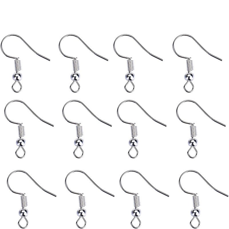 Crochet d'oreille pour boucle d'oreille 100 pièces Argent | Leroy Merlin