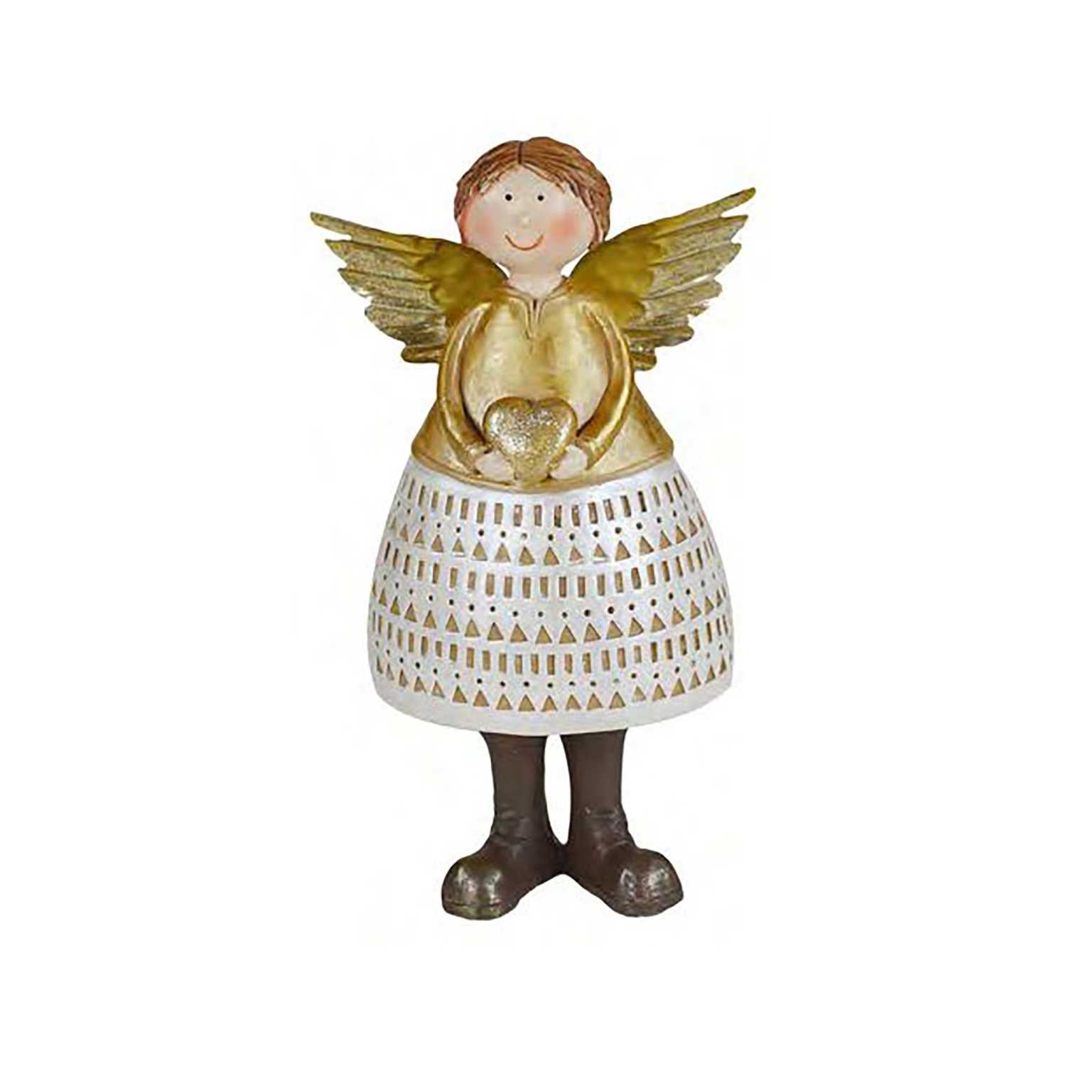 Ange or moyen avec coeur nbu-0202 hauteur cm. 21 | Leroy Merlin