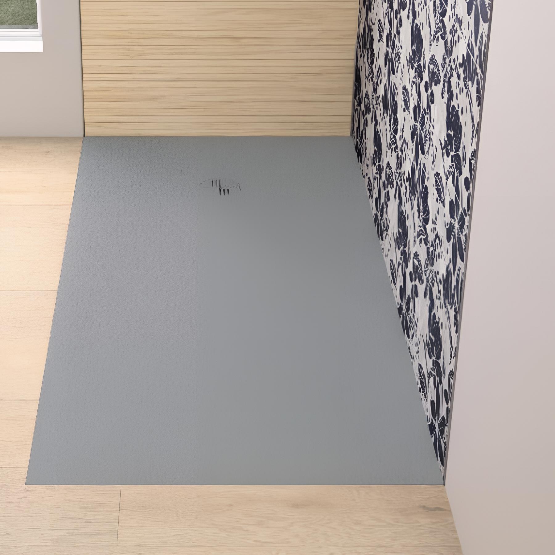 Receveur de douche Kinedo Kinemoon Evo 170x70 gris pierre texture ...