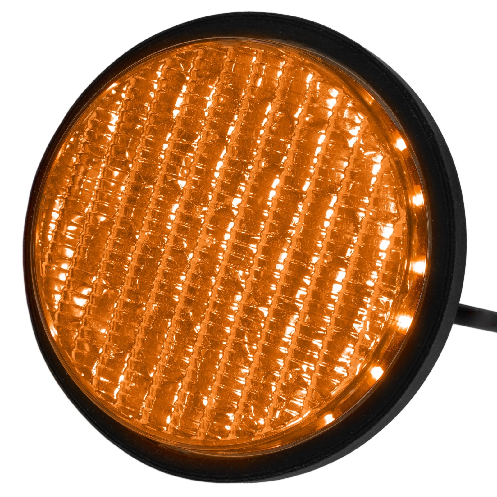 Feu LED pour feu tricolore 100mm 12-24VDC jaune | Leroy Merlin
