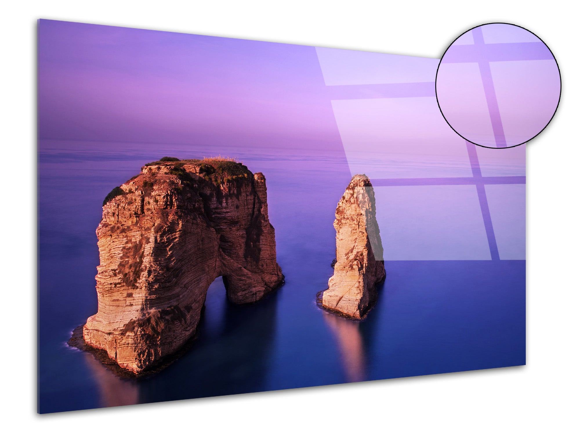 Tableau plexiglas déco paysage Rawsha Rock | Leroy Merlin