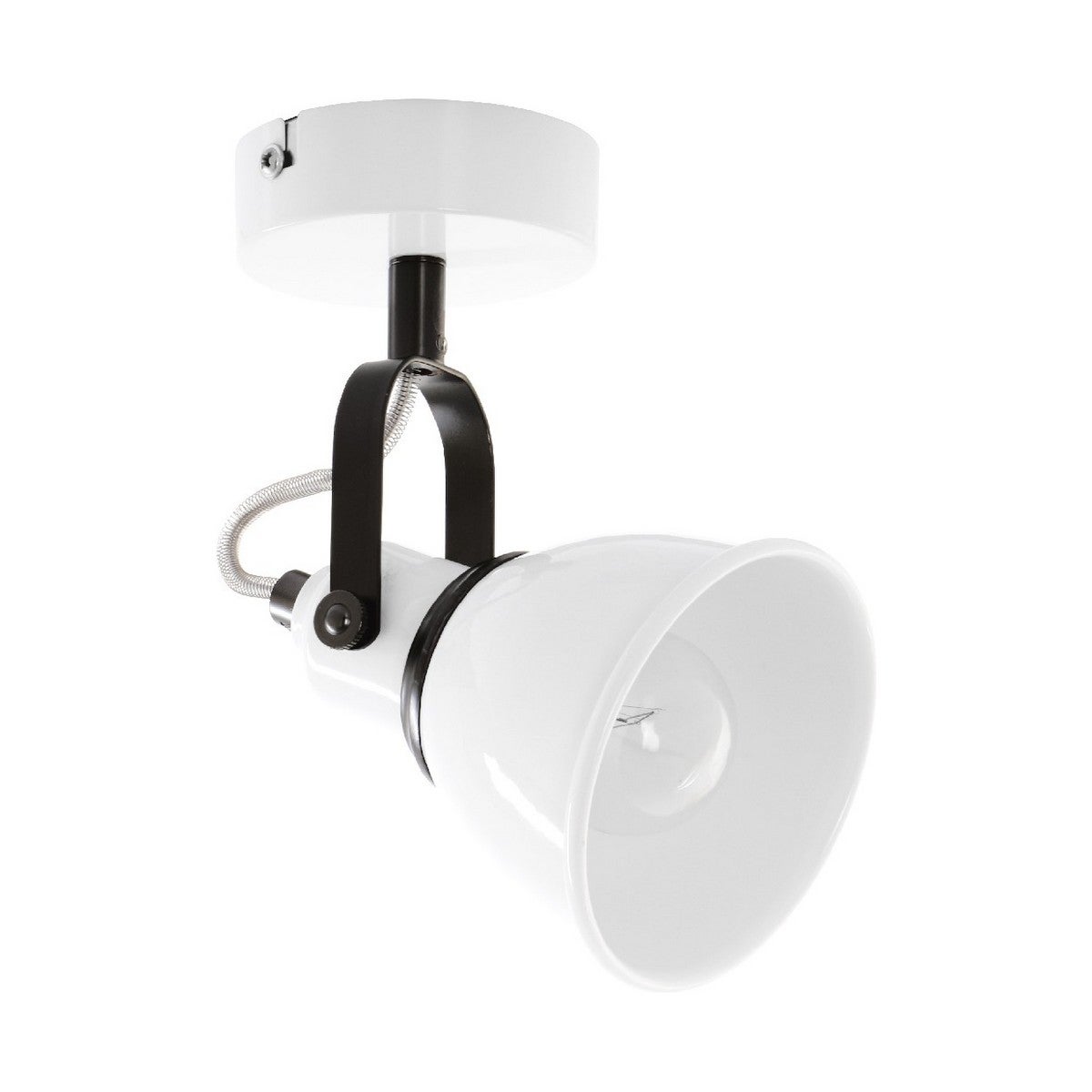 Spot d'Intérieur Bingo, Métal, Noir, Blanc, EPIKASA | Leroy Merlin