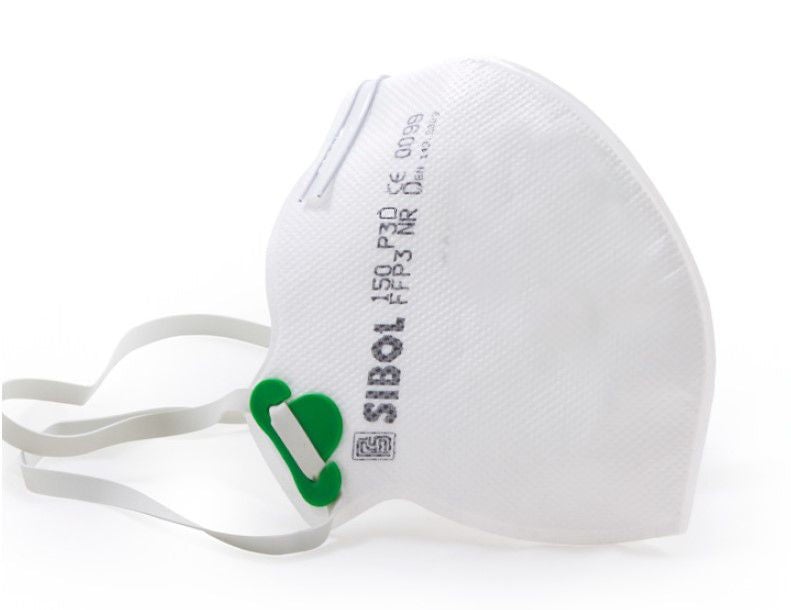 Mascarilla FFP3 sin válvula polvo tóxico SIBOL 150 P3D · Caja 5 uds ...