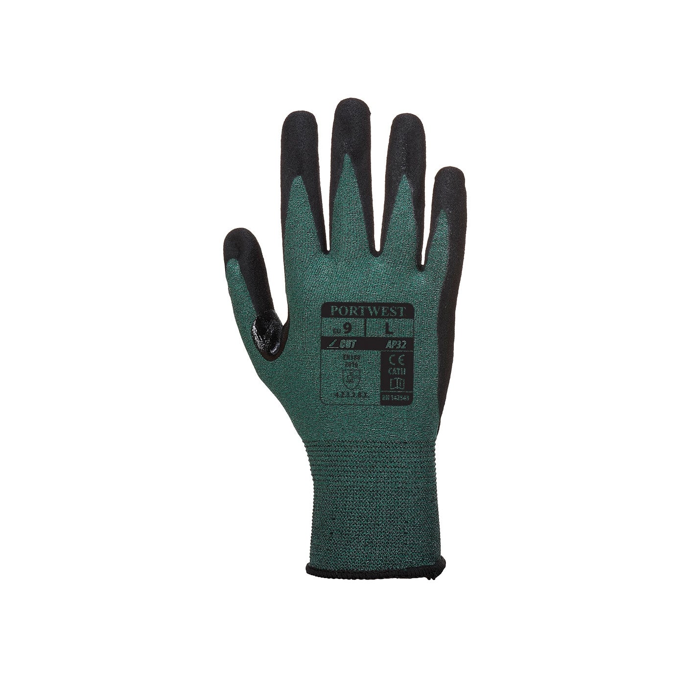 Guante Dexti Cut Pro Negro/Gris elevada dexteridad galga 18 PORTWEST ...