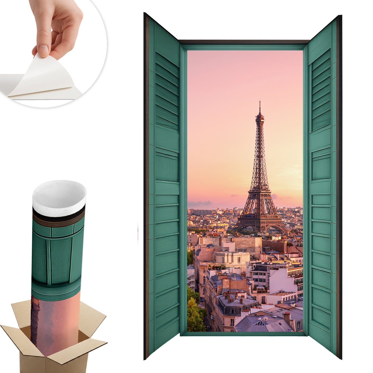 Sticker mural autocollant - film décoratif - décoration pratique pour ...