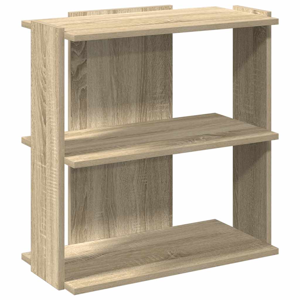 Libreria，Scaffale，Armadio per libria 3 Ripiani Rovere Sonoma 60x30x60 ...