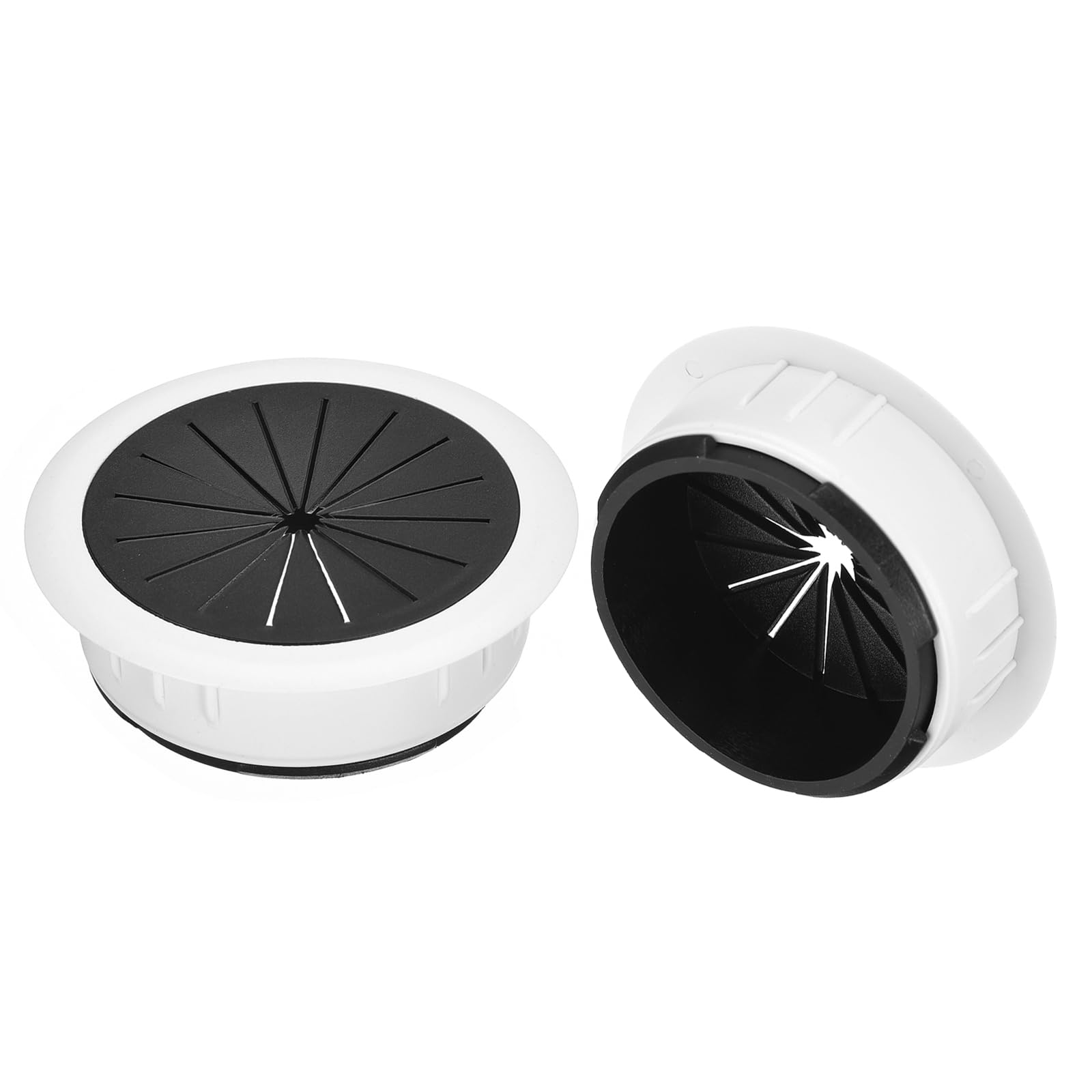 2 Pièces Cache-Trou de Câble Passe Cable Bureau, 60mm (2-3/8 Pouces ...