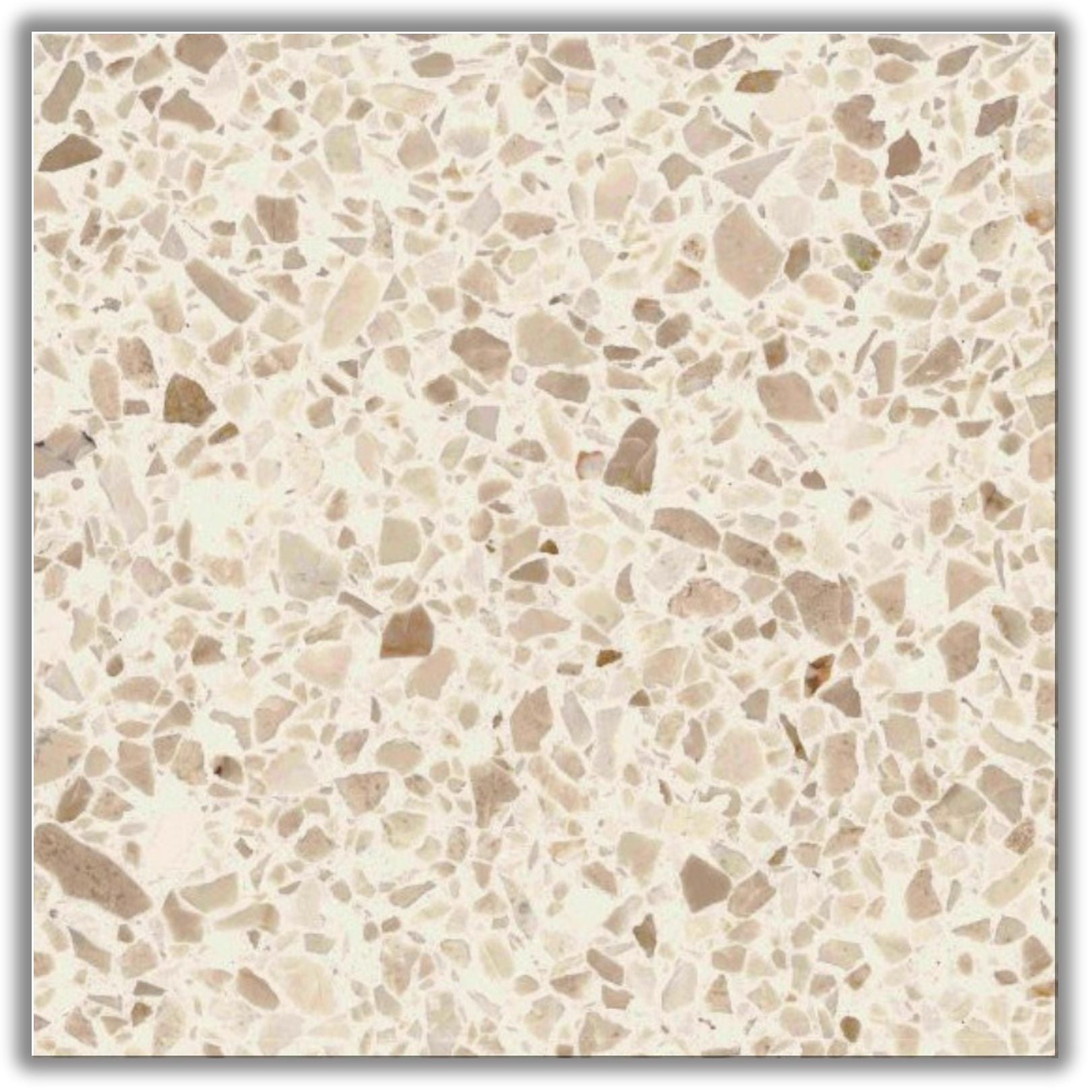 Véritable Carreau Terrazzo PENNE 40x40cm boîte de 0.96m2 AdouciGioia ...