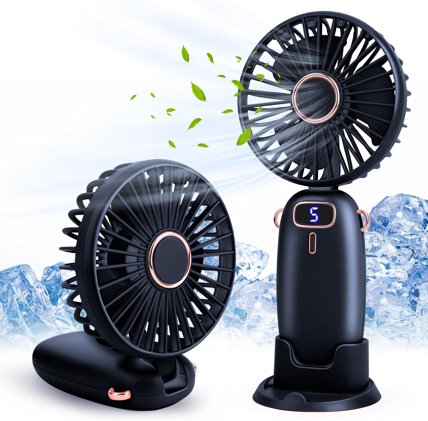 Ventilateur à Main, Ventilateur Portatif, Petit Ventilateur De Poche 5 ...