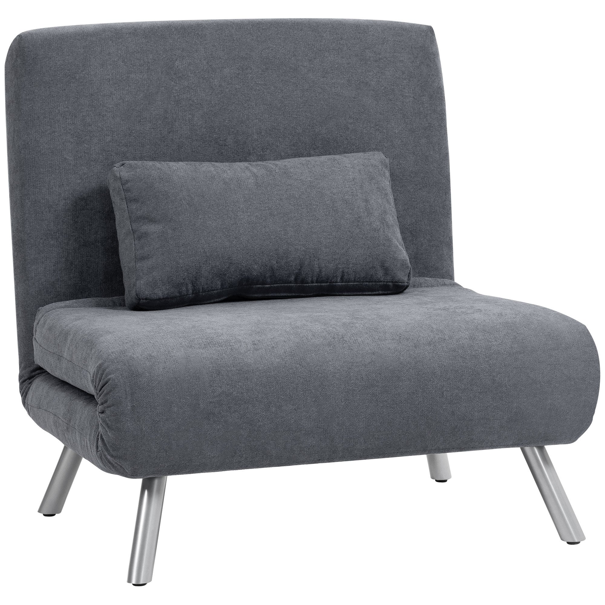 Fauteuil convertible 1 place fauteuil-lit clic-clac 3 en 1 dossier ...