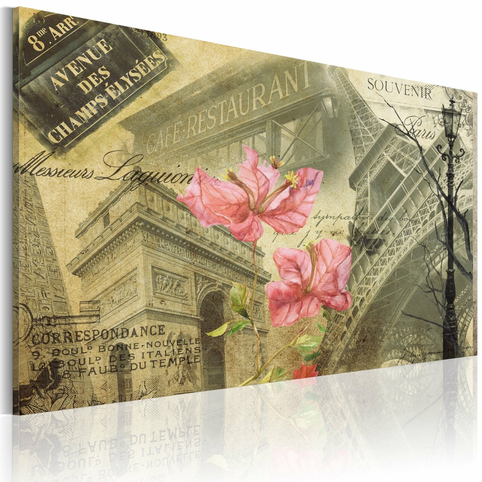 Tableau collage english - 60 x 40 cm | Leroy Merlin