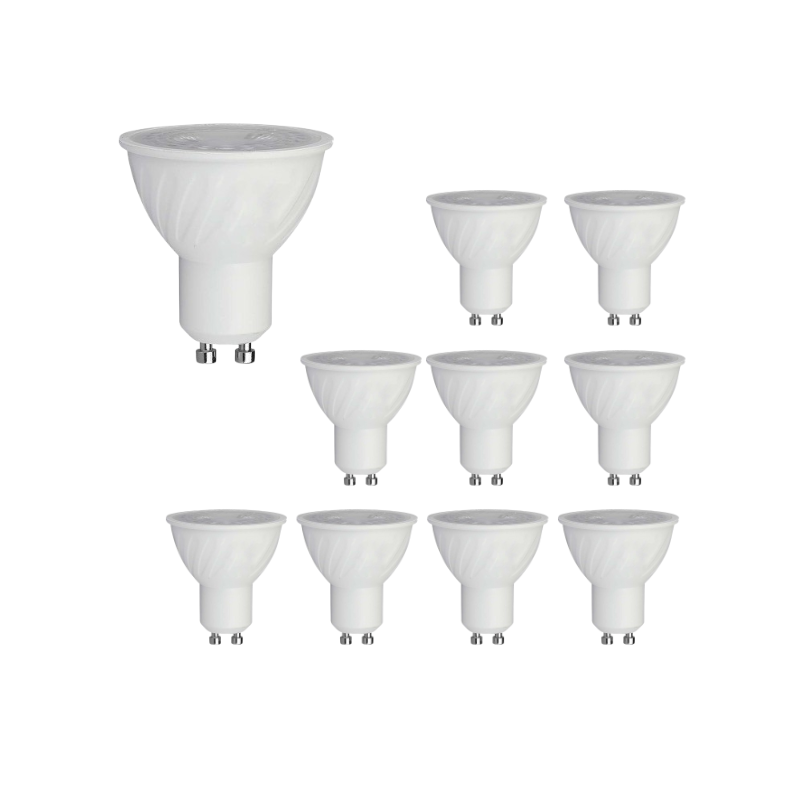 Lot de 10 Spots LED GU10 6W 110deg CREE Chip V-TAC VT-247 - 110 deg ...