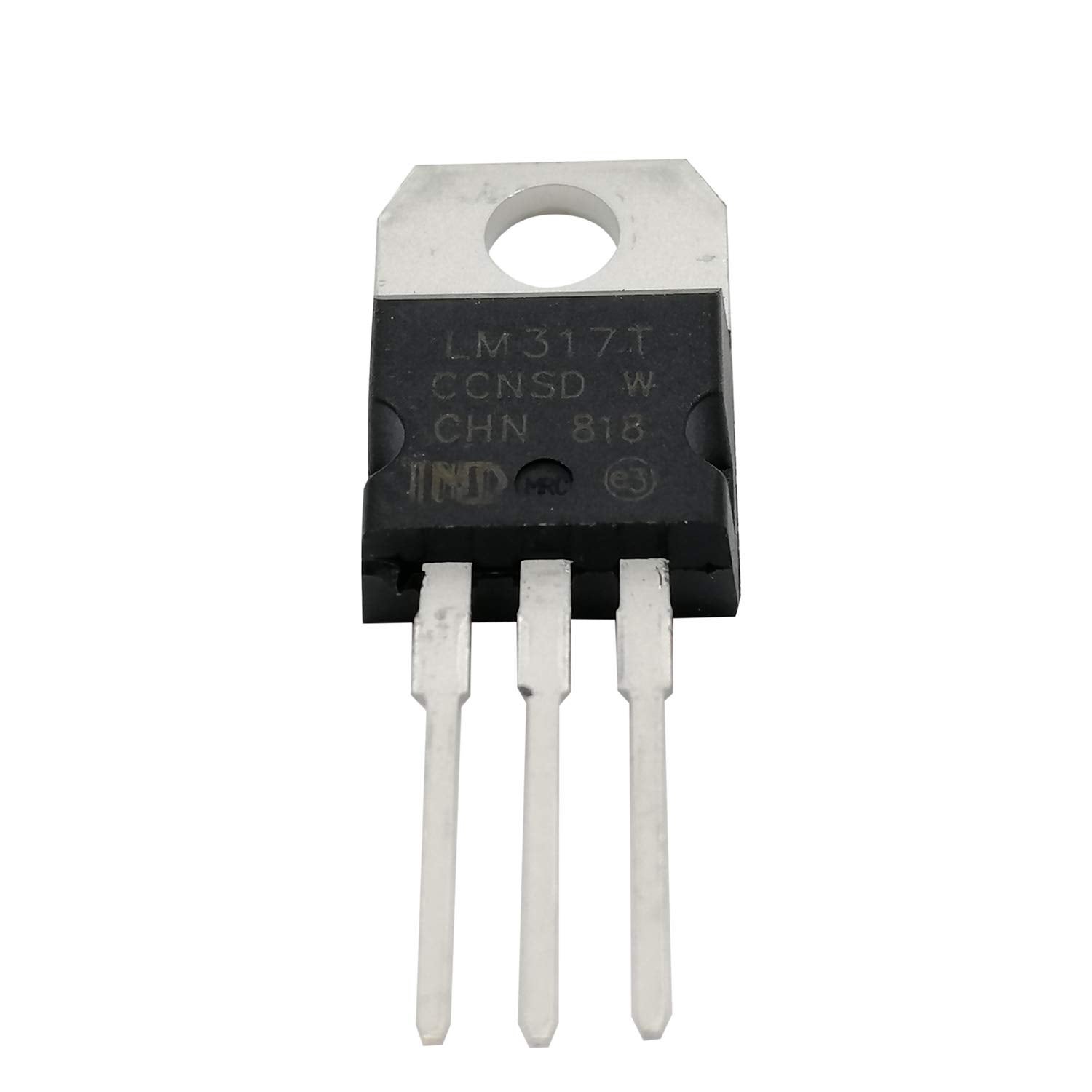 10PCS LM317T LM317 Régulateur de tension à trois bornes réglable TO-220 ...