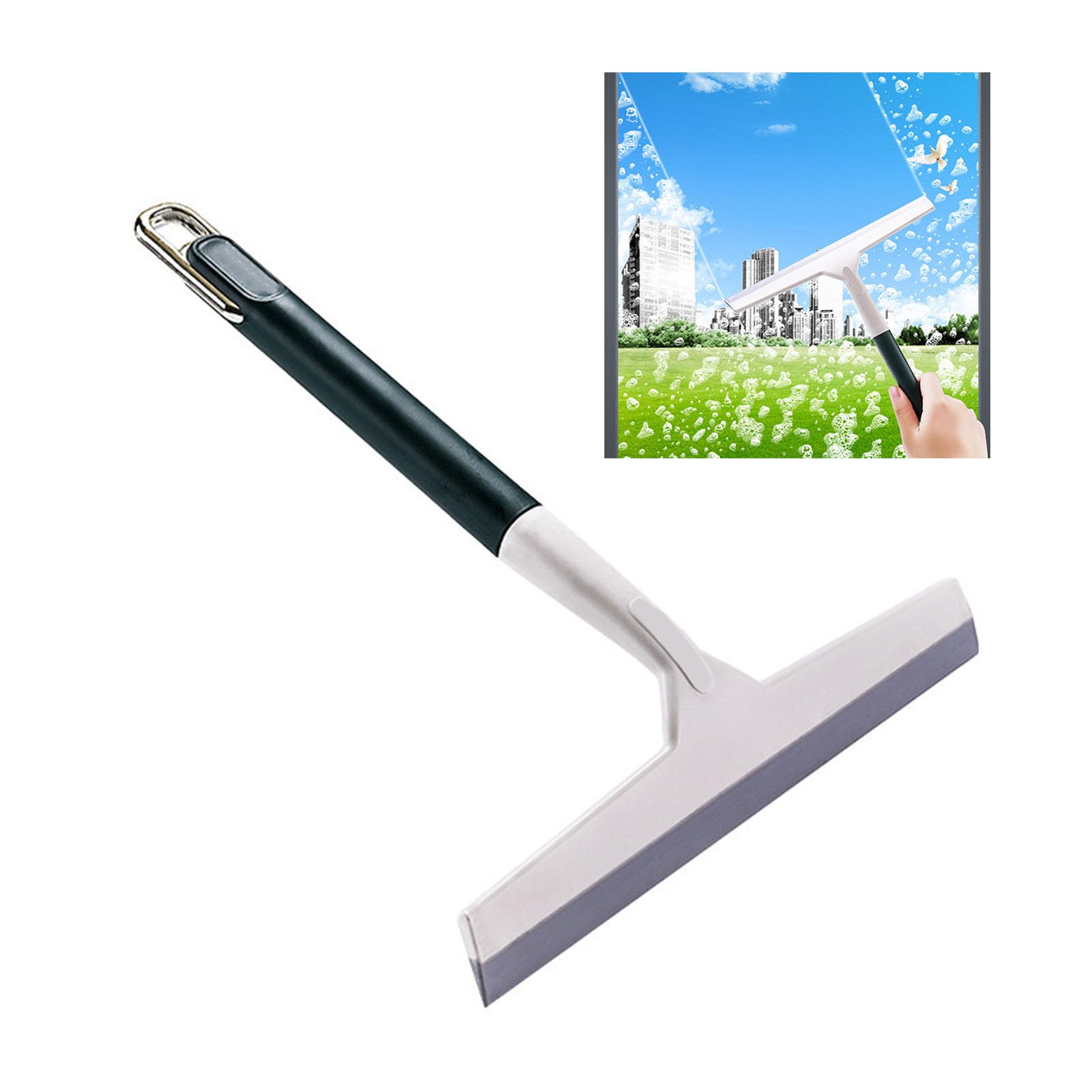 Raclette à eau pour vitres - Empêche les rayures - Tête large ...