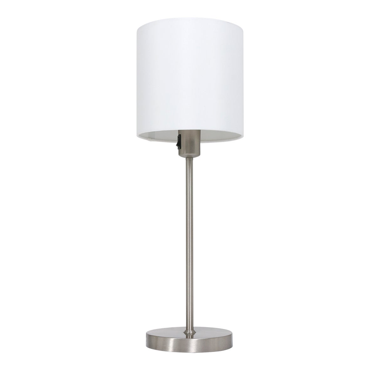 Mexlite - lampe de table - Noor - acier - métal tissu - Ø 20cm - E27 - 1563ST | Leroy Merlin