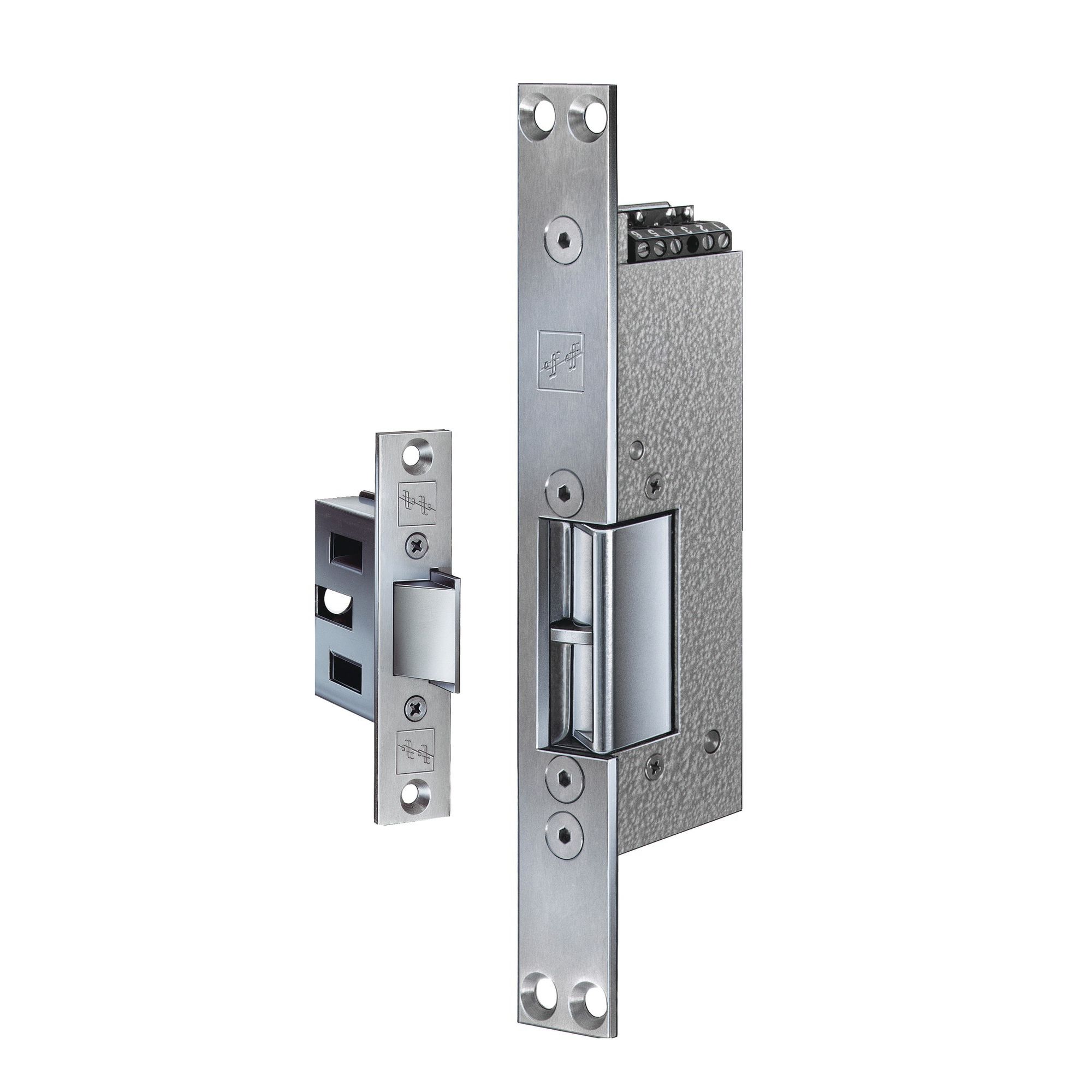 Gâche électrique anti-panique 24V série 331 RRAKRR DIN droite + contre ...