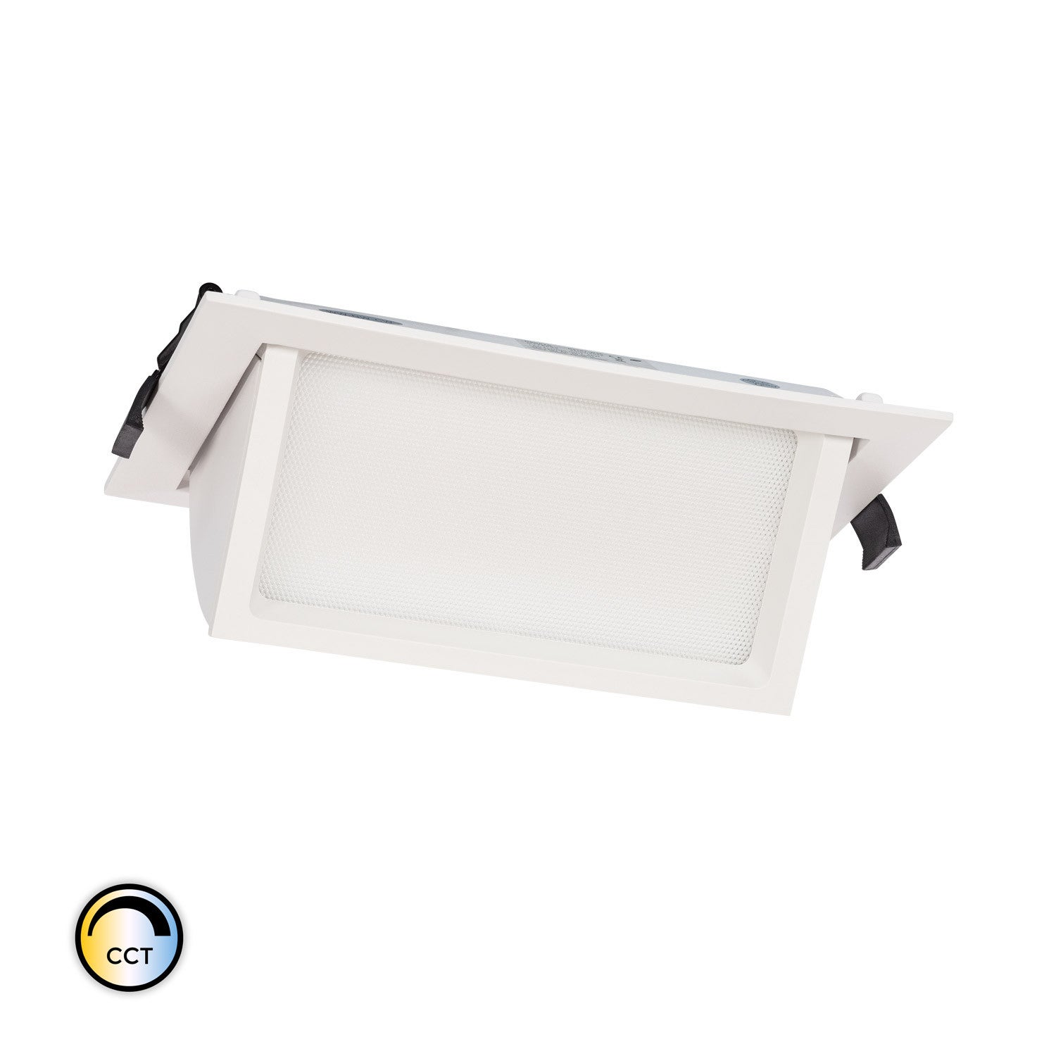Ledkia Downlight LED 38W Rectangular Direccionable OSRAM CCT 120 lm/W Corte 210x125 mm No ...