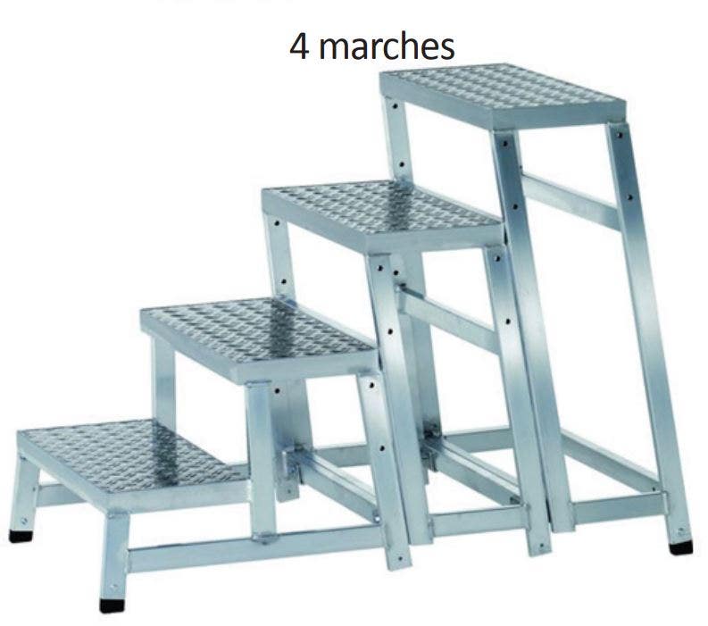 Marchepied industriel Modulo Step 4 marches | Bricoman