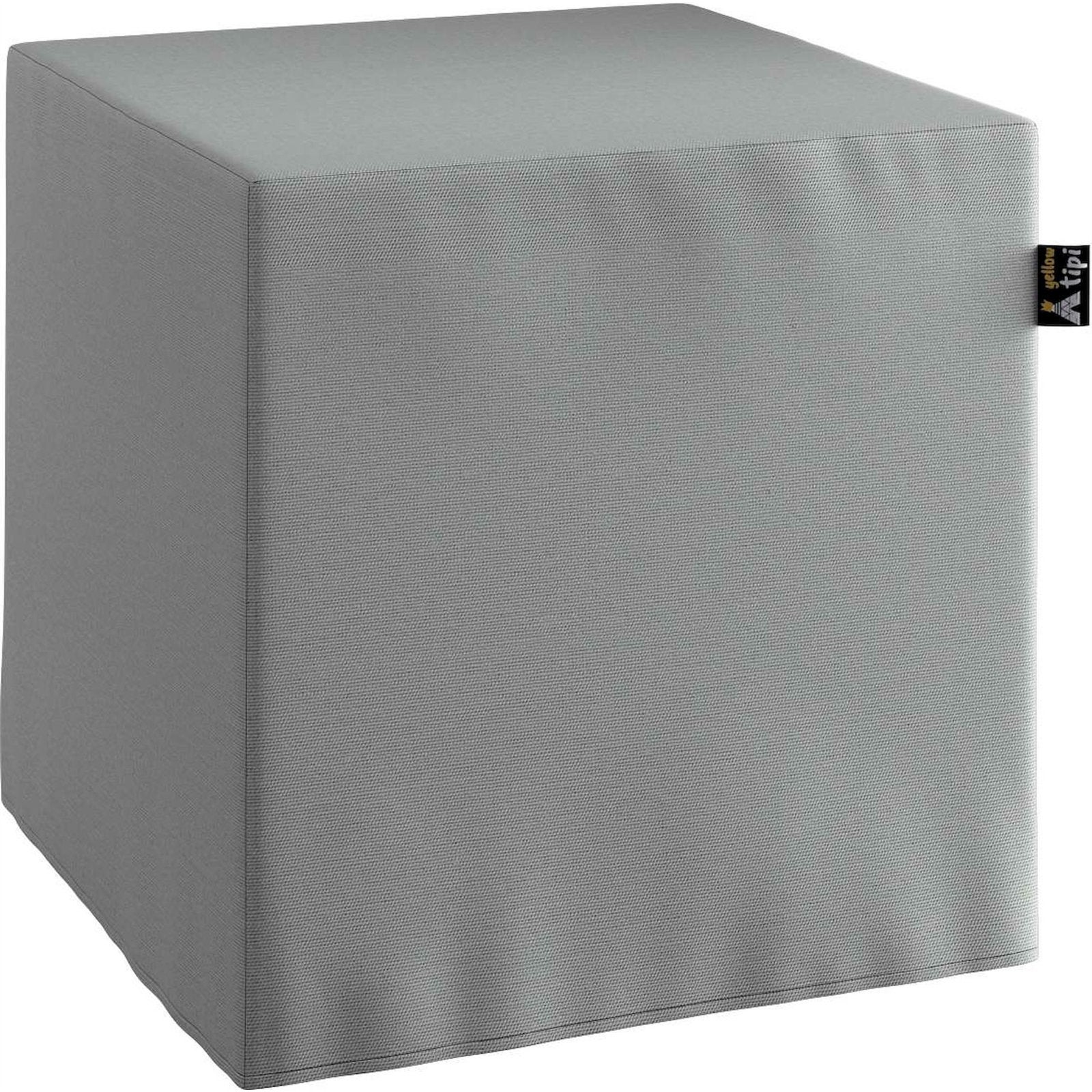 Pouf cube Happiness 40 x 40 x 40 cm Gris | Leroy Merlin