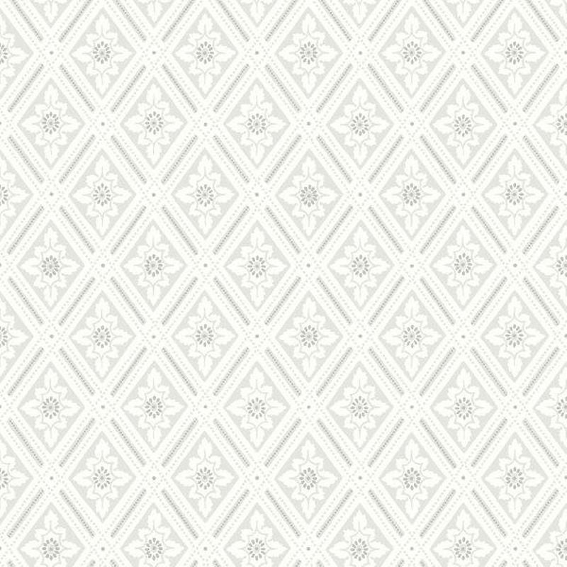 Papier Peint intissé impression ultra mat baroque gris clair - 53 cm x ...