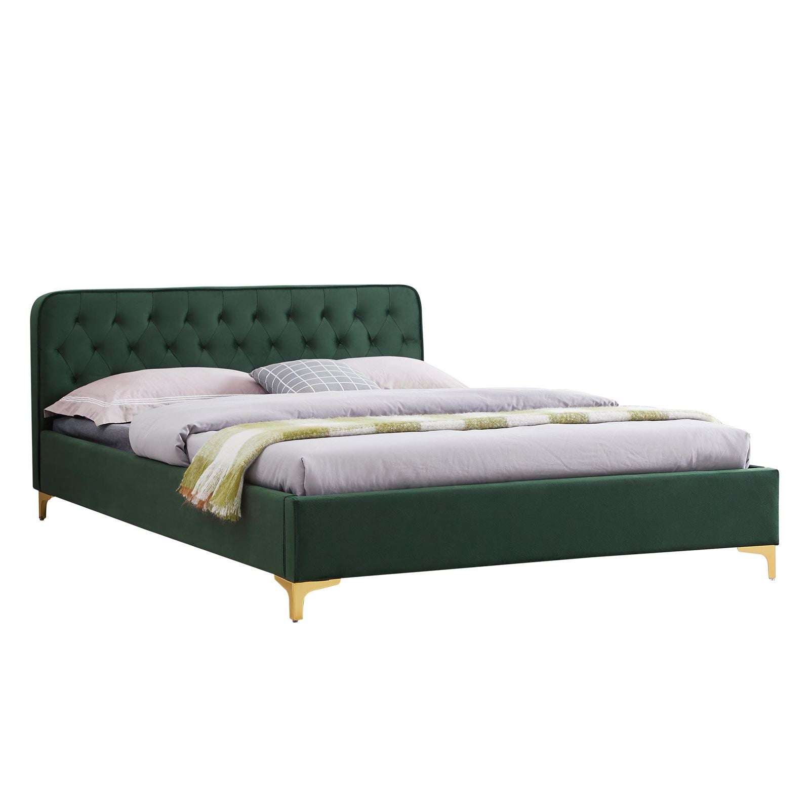 Lit Capitonn Velours 140x190