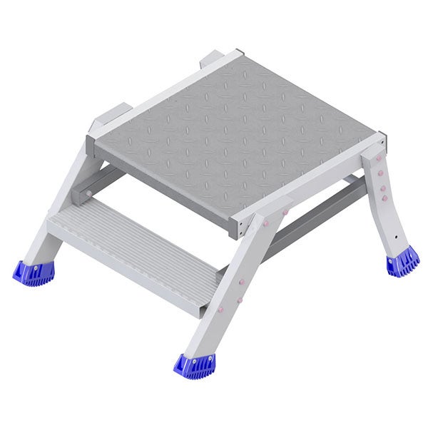 Marchepied avec plateforme - Maxi hauteur de travail 2.40 m - ES1021 ...