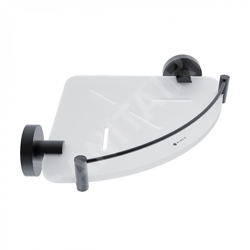 Nimco Unix - Tablette d'angle, plexiglas/noir mat UNC X208-X-90 | Leroy ...