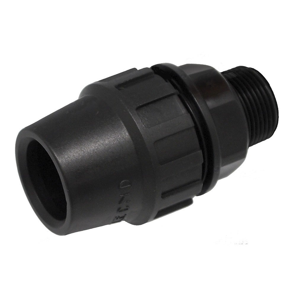 Terminal rosca macho 32mm (1") negro - Riego enterrado - AQUA CONTROL - 74596 | Leroy Merlin