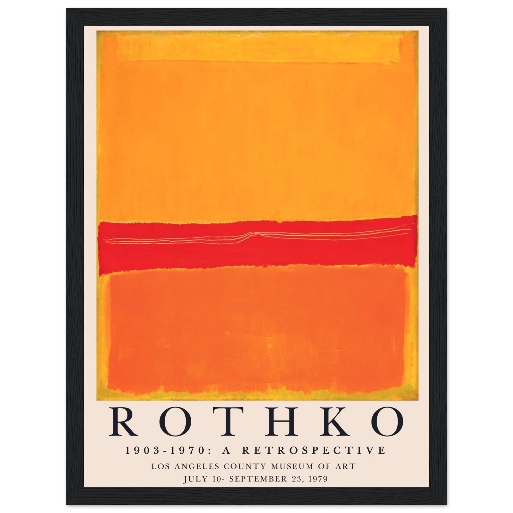 Lámina decorativa para enmarcar CUADRO ROTHKO I 70x100 cm | Leroy Merlin