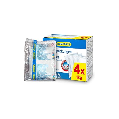 HUMYDRY - Pack 4 Recambios Antihumedad 1Kg – Bolsas Universales sin ...