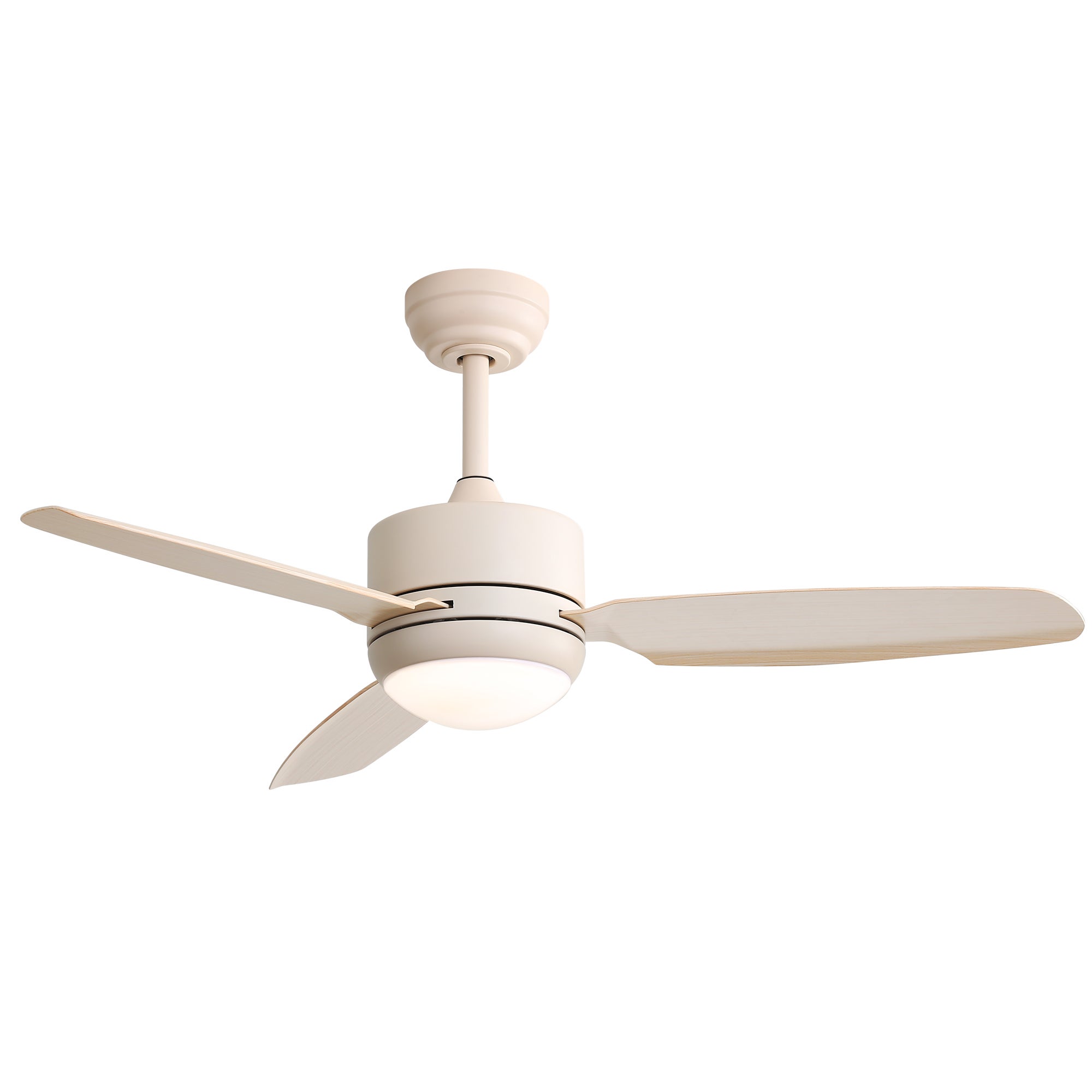 Ventilateur de plafond 46 pouces avec lumière - 3 pales en ABS, 6 ...