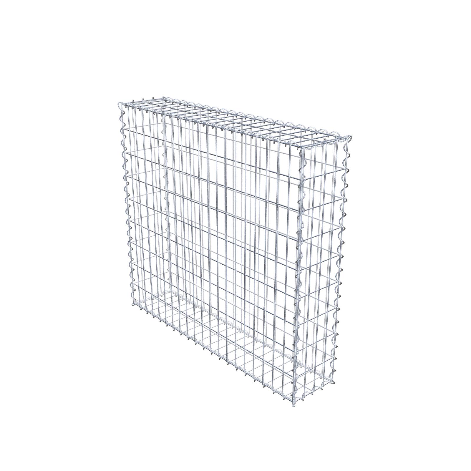 Gavión 100 cm x 90 cm x 20 cm (L x H x P), mailles 5 x 10 cm, Espiral - Made in Germany | Leroy ...