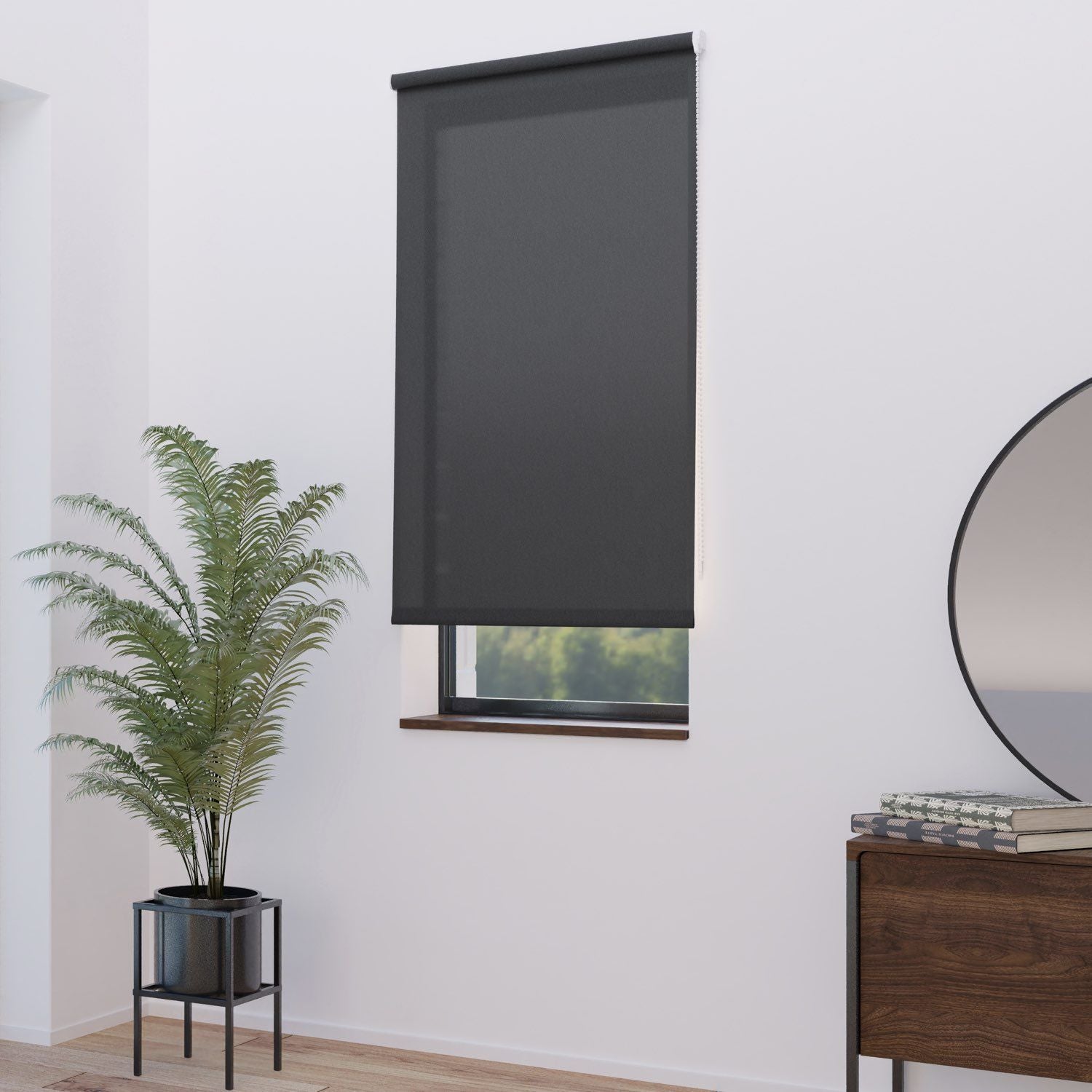 MADECOSTORE Store enrouleur tamisant screen - Gris anthracite - L154 x ...