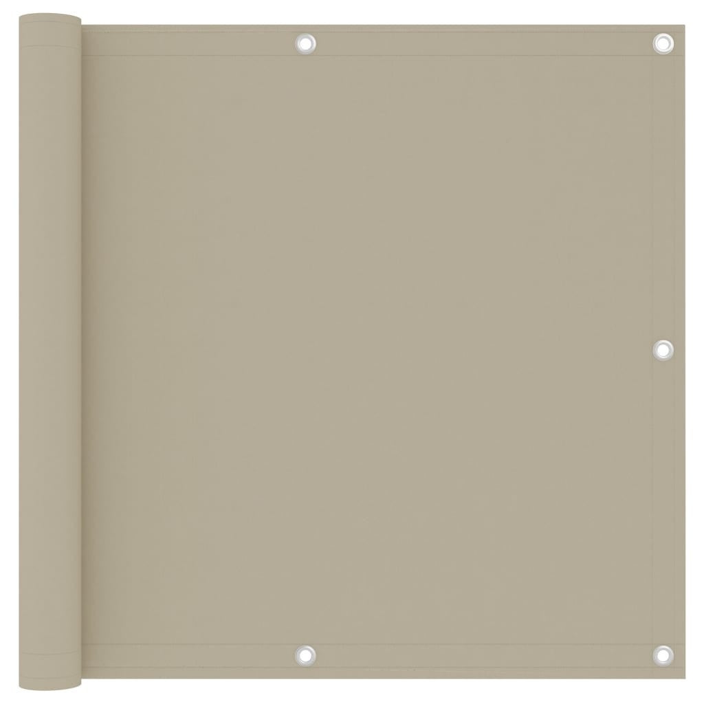Écran de balcon Beige 90x500 Tissu Oxford | Leroy Merlin