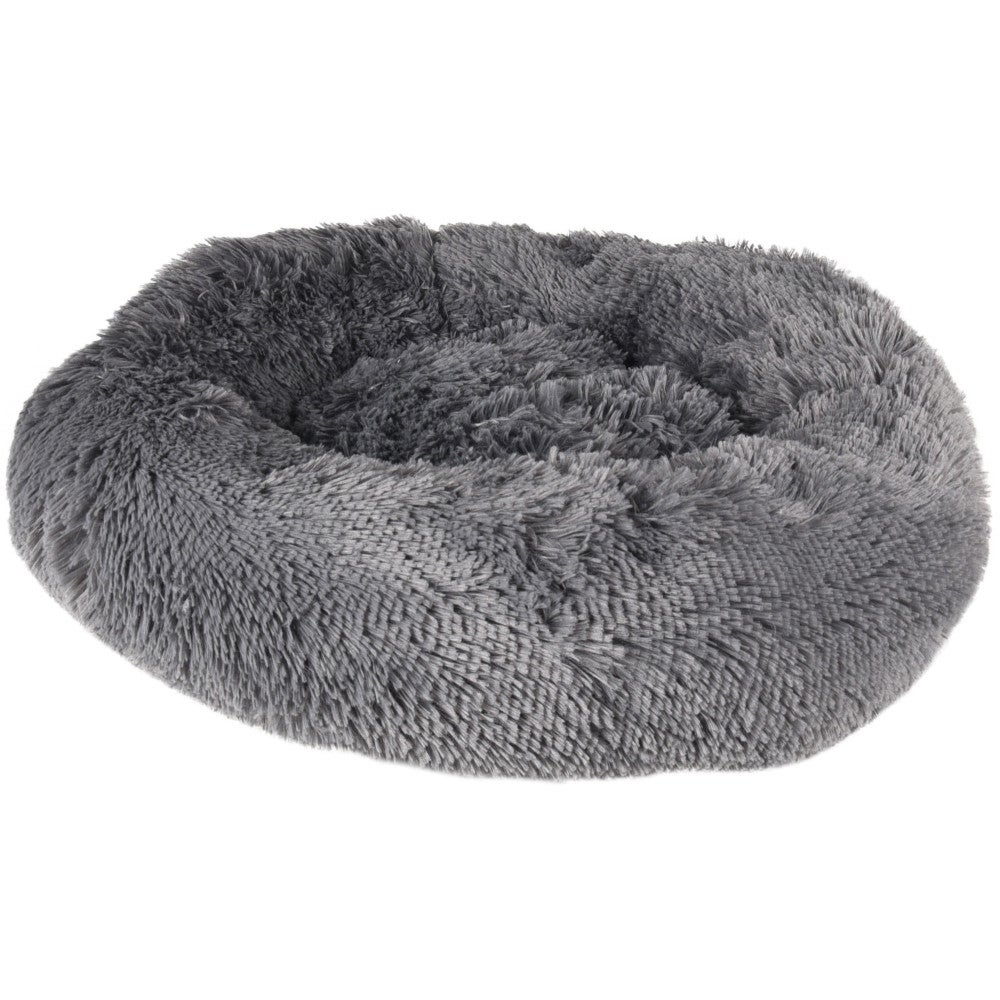 Coussin KREMS rond gris ø 50 cm anti stress pour chiens | Leroy Merlin