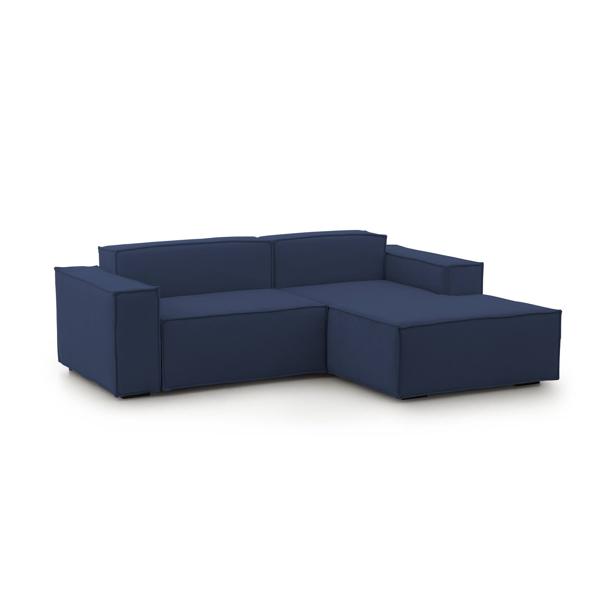 Sofá fijo con península Ameli, Sofá modular de 4 plazas con península ...