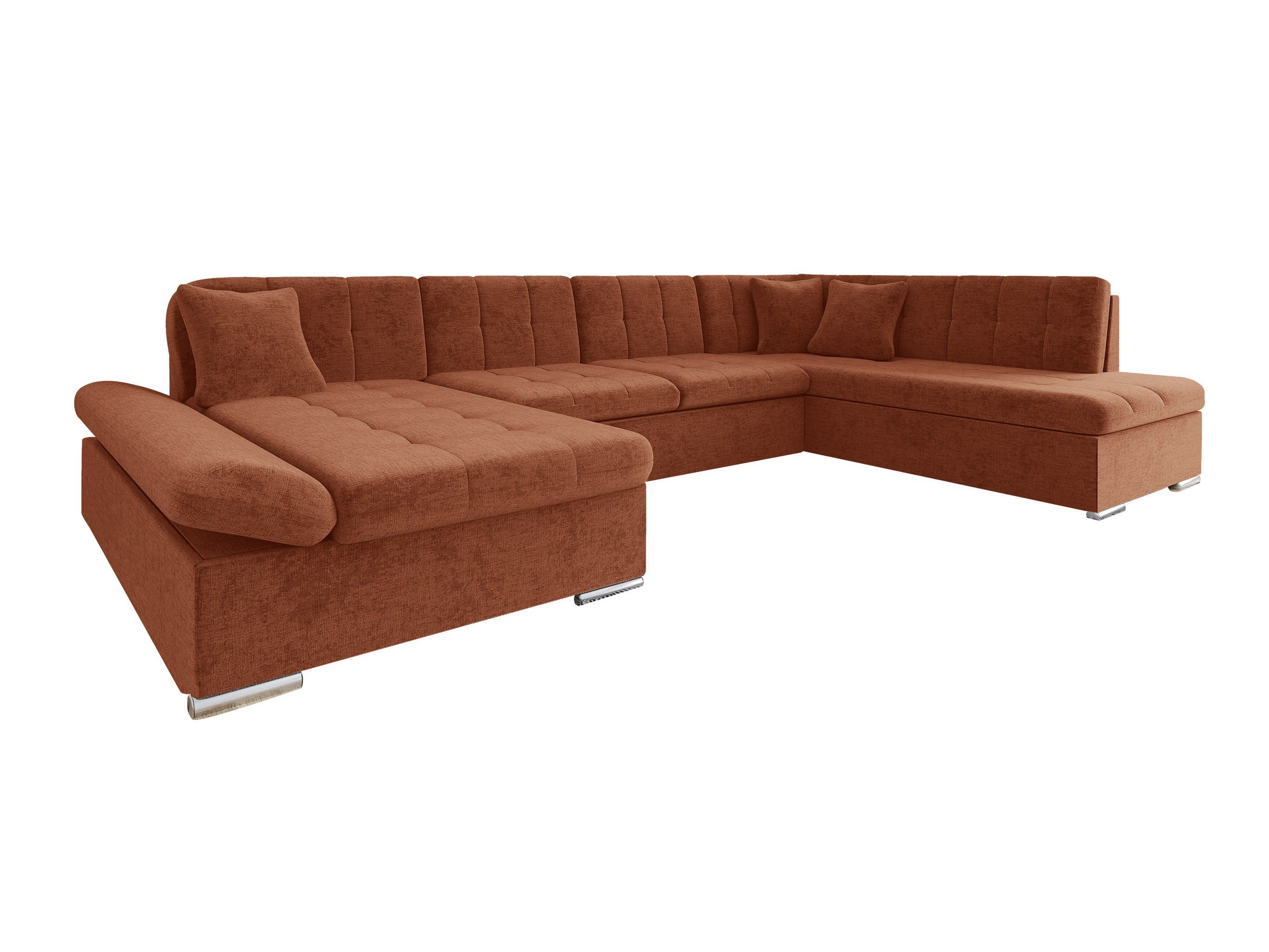 Canapé d'angle Comfivo 150, Rouge, Disponible, 345x205x76cm | Leroy Merlin