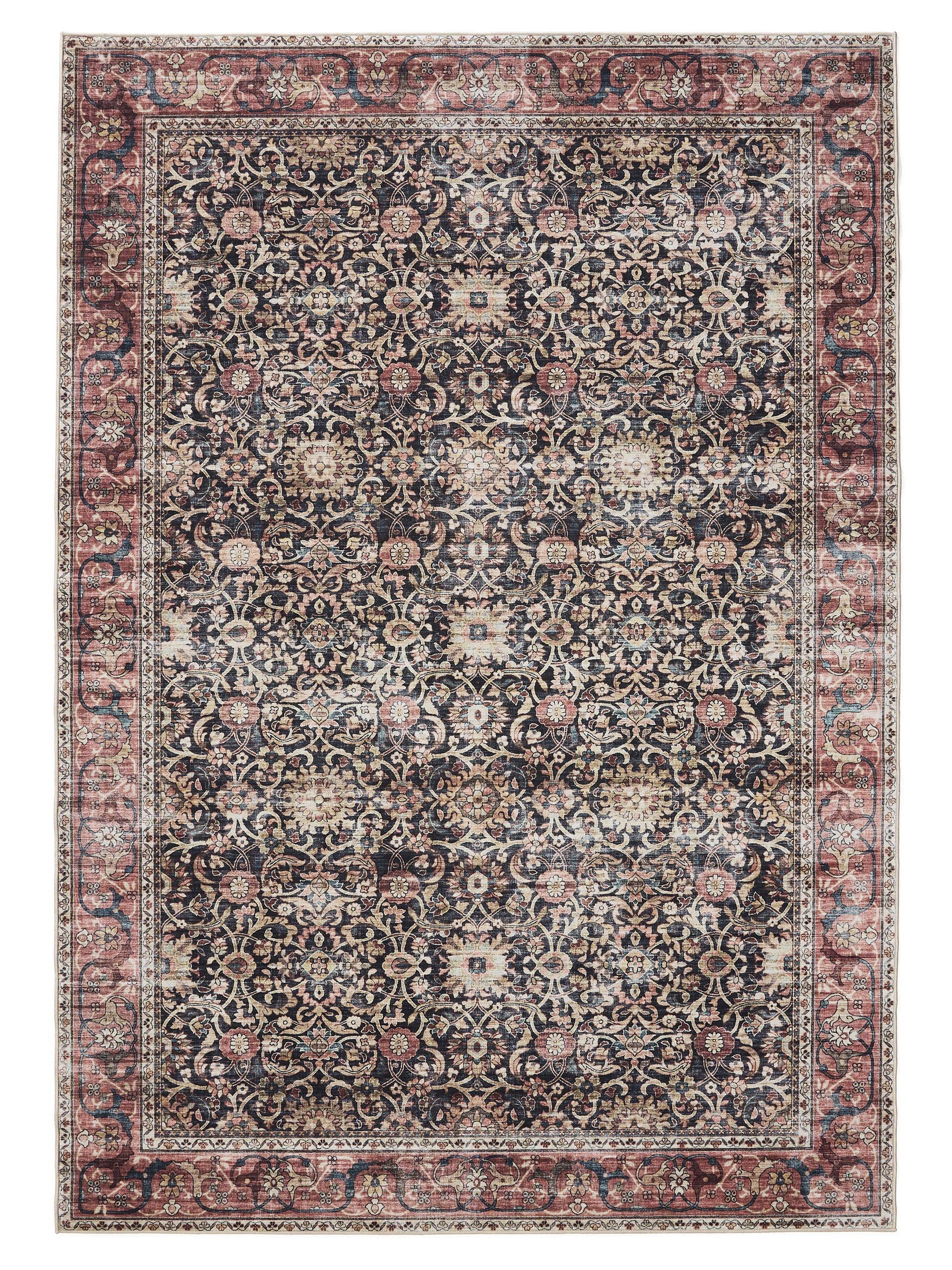 BENUTA - Tapis lavable George multicouleur/rouge 140x200 cm | Leroy Merlin