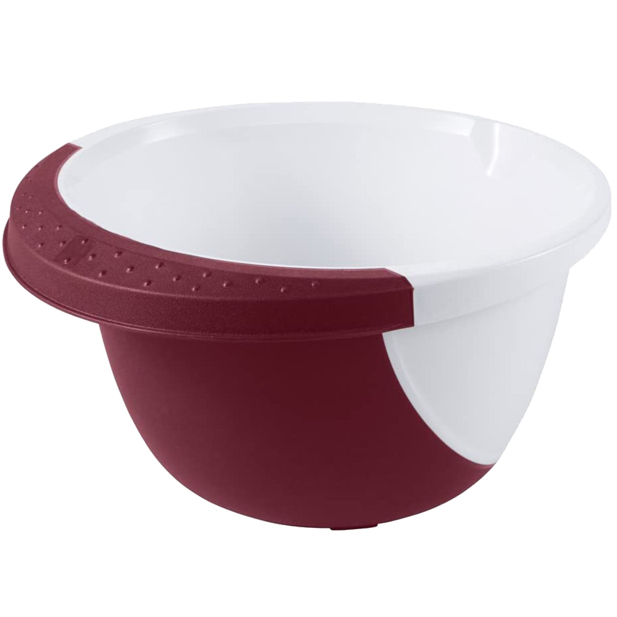 Bol à mélanger, PP/TPE, rouge bordeaux, 3,5 l | Leroy Merlin